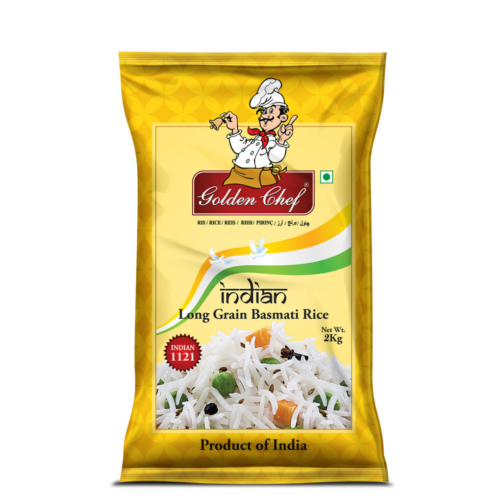 GOLDEN CHEF 1121 BASMATI RICE 2KG – Fineway International