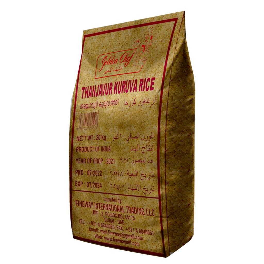 GOLDEN CHEF KURUVA RICE 20KG – Fineway International